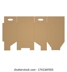 Cardboard Packaging Cut Hook Locks Snap Stock Illustration 1741369505 ...