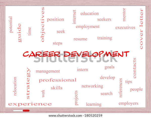 Career Development Word Cloud Concept On Stock Illustration 180520259 ...