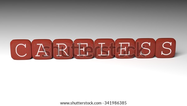 Careless Word Stock Illustration 341986385 | Shutterstock