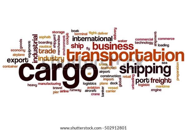 Cargo Word Cloud Concept Stock Illustration 502912801 | Shutterstock