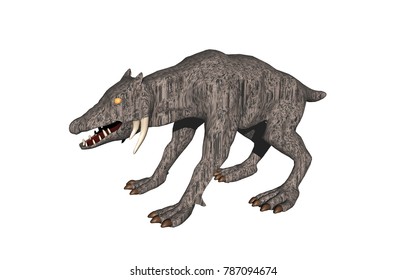 Carnivore Monster 3d Rendering Stock Illustration 787094674 | Shutterstock