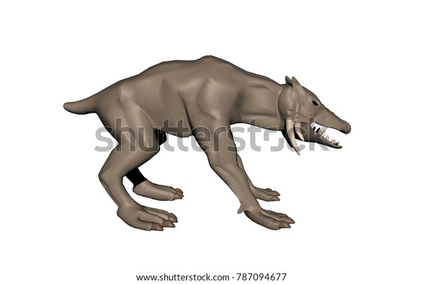 Carnivore Monster 3d Rendering Stock Illustration 787094677 | Shutterstock