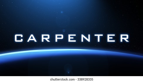 Carpenter Word Stock Illustration 338928335 | Shutterstock