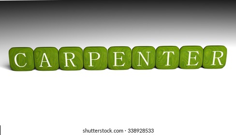 Carpenter Word Stock Illustration 338928533 | Shutterstock