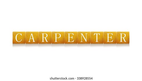 Carpenter Word Stock Illustration 338928554 | Shutterstock