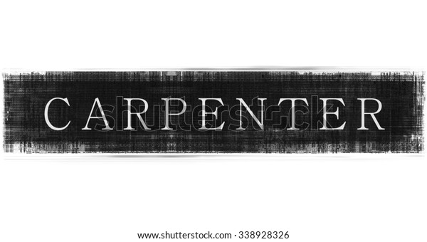 Carpenter Word Stock Illustration 338928326 | Shutterstock