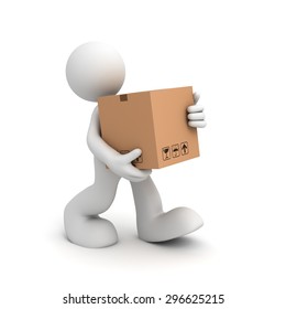 13,125 Cartoon men carrying box Images, Stock Photos & Vectors ...