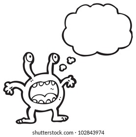 Cartoon Alien Creature Stock Illustration 102843974 | Shutterstock
