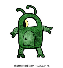 Cartoon Alien Robot Stock Illustration 192963476 | Shutterstock