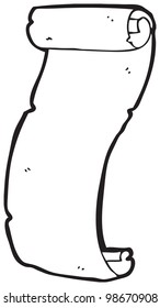 Cartoon Old Scroll Stock Illustration 98640722