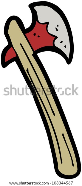 Cartoon Axe Stock Illustration 108344567