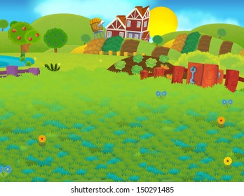 135,098 Cartoon field background Images, Stock Photos & Vectors ...