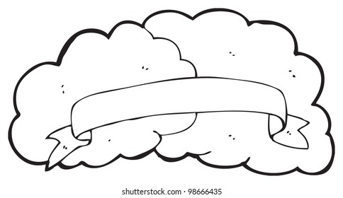 Cartoon Banner Clouds Stock Illustration 98666435 | Shutterstock