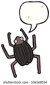 Cartoon Dung Beetle Rounding Dung 스톡 일러스트 1297515751