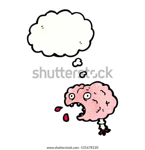 Cartoon Brain Thought Bubble Stock Illustration 131678120 | Shutterstock