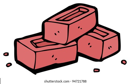 Cartoon Bricks 库存插图 99944270 | Shutterstock
