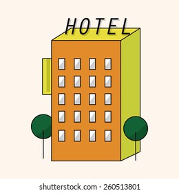 Cartoon Building Stock Illustration 260513801 | Shutterstock