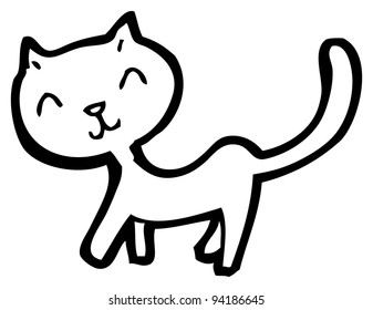 Cartoon Cat Reaching Stock Illustration 96447632 | Shutterstock