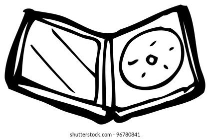 Cartoon Cd Case Stock Illustration 96780841 | Shutterstock