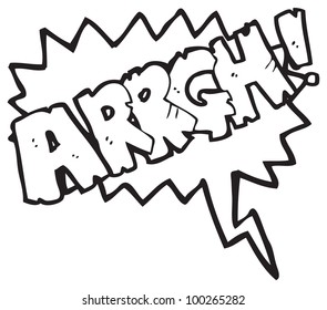 Cartoon Comic Book Scream Stock Illustration 100265282 | Shutterstock