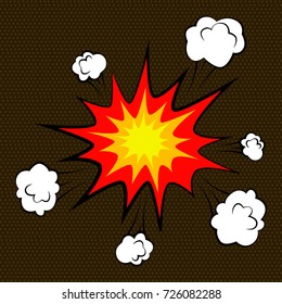 Cartoon Comic Empty Bubbles Labels Elements Stock Illustration ...