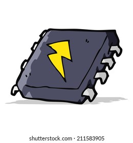 Cartoon Computer Chip Stock Vector (Royalty Free) 171324761 | Shutterstock
