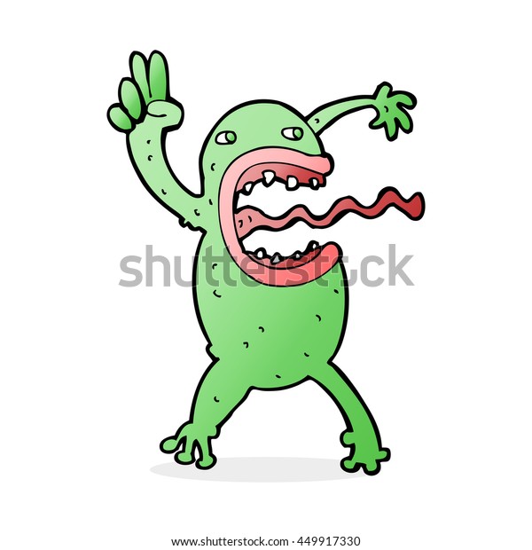 Cartoon Crazy Frog Stock Illustration 449917330