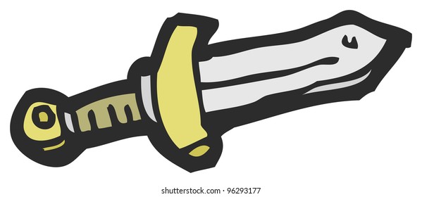 Cartoon Dagger Stock Illustration 96293177 | Shutterstock