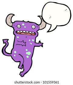 Cartoon Little Devil: เวกเตอร์สต็อก (ปลอดค่าลิขสิทธิ์) 117034288 ...
