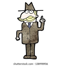Cartoon Detective Solving Case Stock Vector (Royalty Free) 224723659 ...