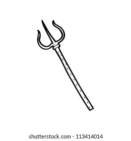 Cartoon Devil Fork Stock Illustration 113414014 | Shutterstock