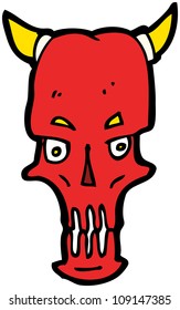 Cartoon Devil Skull Stock Illustration 109147385 | Shutterstock