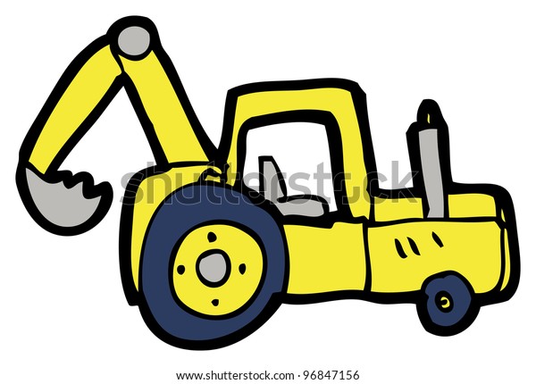 Cartoon Digger 库存插图 96847156