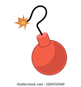 Cartoon Dynamite Tnt Explosives Timer Fuse Stock Illustration ...