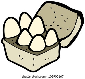 Cartoon Egg Box Stock Illustration 108900167 | Shutterstock