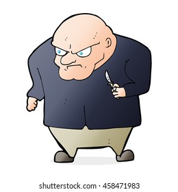 Cartoon Evil Man Stock Illustration 170420021