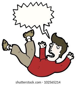 Cartoon Falling Man Stock Illustration 102565214