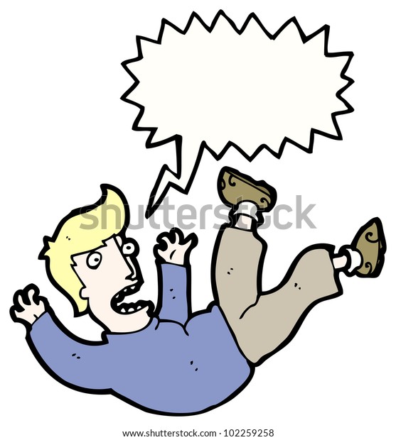 Cartoon Falling Man Stock Illustration 102259258