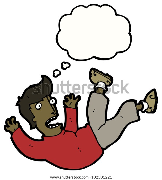 Cartoon Falling Man Stock Illustration 102501221
