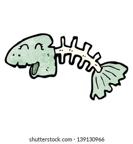 Old Fish Bones Cartoon Stock Vector (Royalty Free) 71363284