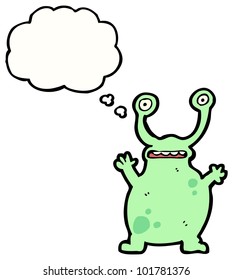 Cartoon Friendly Alien Stock Illustration 101781376 | Shutterstock