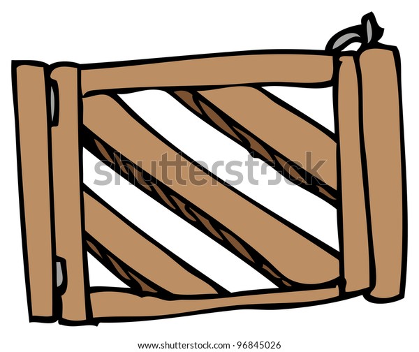 Cartoon Gate Stock Illustration 96845026