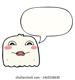 Cartoon Ghost Speech Bubble Stock Illustration 1463528630 | Shutterstock