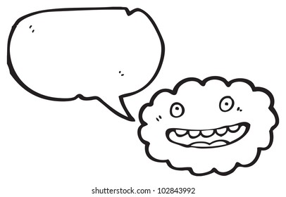 Laughing Cartoon Cloud Stock Vector (Royalty Free) 86610490