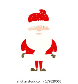 Cartoon Grumpy Santa Claus Stock Vector (Royalty Free) 177750647 ...