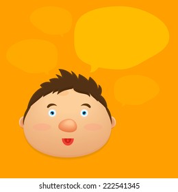 Cartoon Guy Talking Stock Illustration 222541345 | Shutterstock