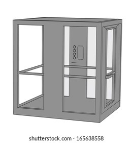 Cartoon Image Elevator Stock Illustration 165638558 | Shutterstock