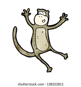 Jumping Monkey Cartoon Stock Vector (Royalty Free) 66560521