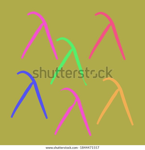 Cartoon Lambda Sign Hand Drawn Stock Illustration 1844471557 | Shutterstock