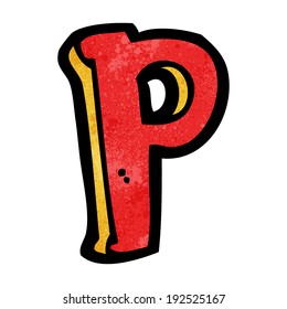 Cartoon Letter P Stock Illustration 192525167 | Shutterstock